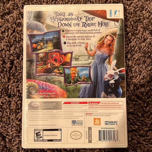 Video Games & Consoles | Wii Alice In Wonderland | Poshmark